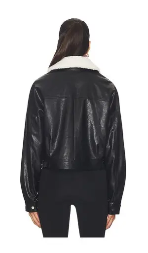 Superdown Colette Faux Leather Jacket