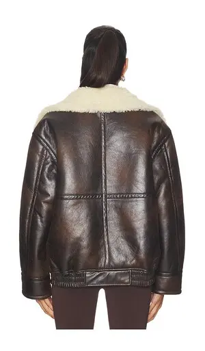Superdown Georgiana Faux Leather Jacket