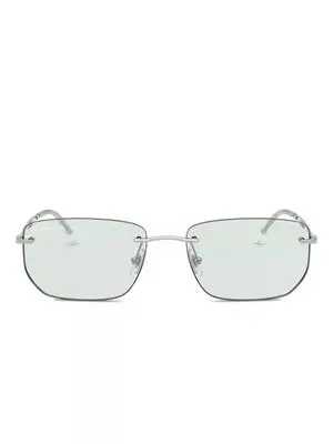 Ray-ban Rimless Rectangle Sunglasses - Silver