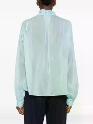 FORTE_FORTE Tie-neck Long-sleeve Blouse