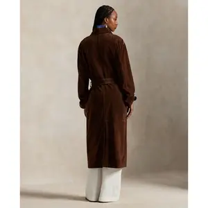 Ralph Lauren Suede Car Coat
