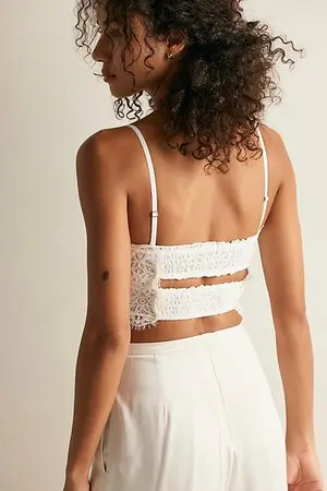 Free People Moonlit Meadow Corset - Clean Ivory