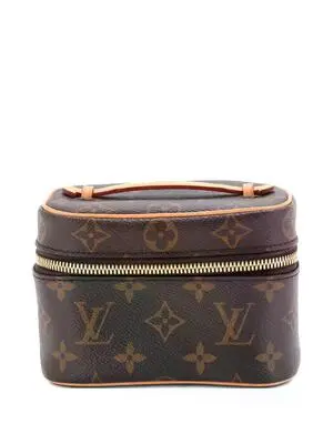 LOUIS VUITTON Nice Vanity Case Monogram Canvas Nano Pouch - Brown