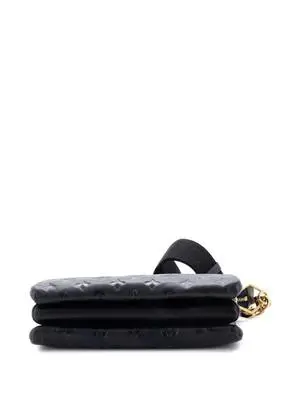 LOUIS VUITTON Coussin Pm Crossbody Bag Monogram Embossed Lambskin - Black