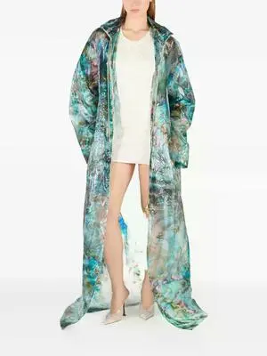 Roberto Cavalli Semi-sheer Parka Coat