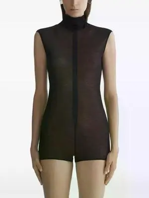 Mugler Paneled Bodysuits