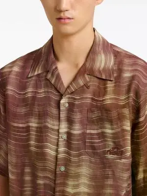 Marni Wave-print Pocket Shirt
