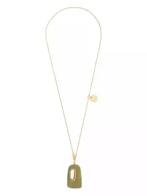 Marni Trapeze Pendant Chain Necklace - Gold