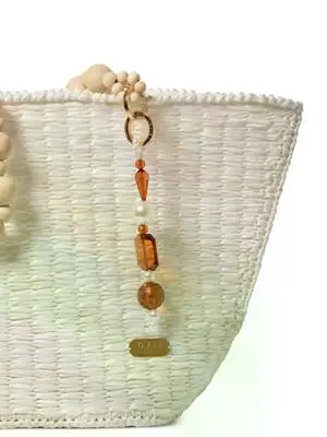 0711 TBILISI Beaded Keychain - Orange