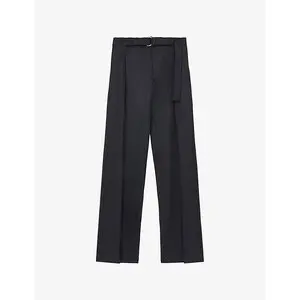 Loewe Pleated Adjustable-belt Wool Trousers