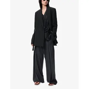 Loewe Pleated Adjustable-belt Wool Trousers