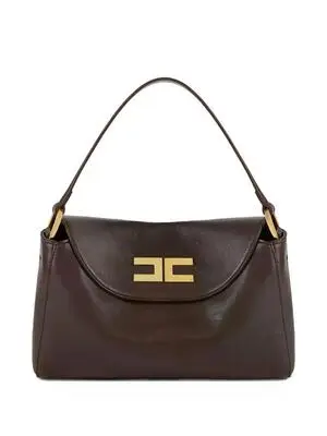 Elisabetta Franchi Small Avenue Bag With Gold-tone Double C Logo