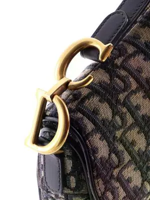 Dior Saddle Oblique Canvas Mini Shoulder Bag