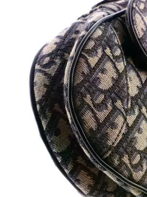 Dior Saddle Oblique Canvas Mini Shoulder Bag