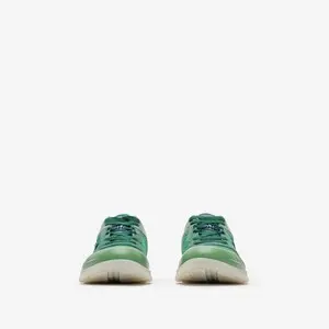 Burberry Matrix Sport Sneakers - Cosmos Green