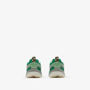 Burberry Matrix Sport Sneakers - Cosmos Green