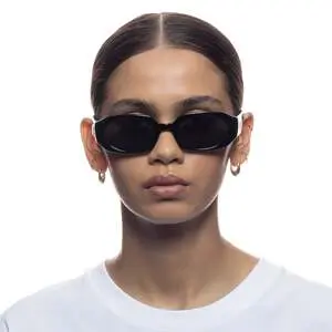 Le Specs Shebang Oval Sunglasses