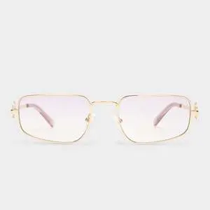 Le Specs Metagalactic Sunglasses - Bright Gold