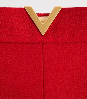 Valentino Garavani Virgin Wool Vlogo Flare Trousers