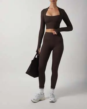 SISTERLY TRIBE Softsculpt Bolero Long Sleeve Top