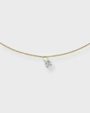 CBYC Floating Lab Diamond Necklace - Gold