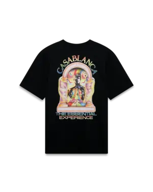 Casablanca The Essential Experience L'arche Logo Short Sleeve T-shirt - Black