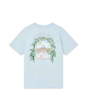 Casablanca L'arche De Tennis Short Sleeve T-shirt - Multicolor