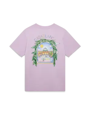 Casablanca L'arche De Tennis Short Sleeve T-shirt - Multicolor