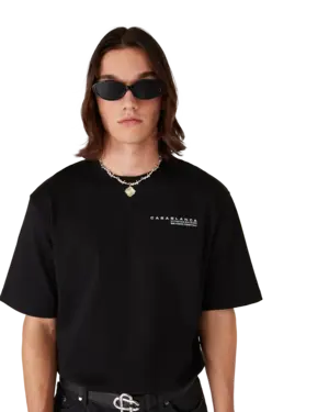 Casablanca Glitch Orchid Oversized Short Sleeve T-shirt - Multicolor