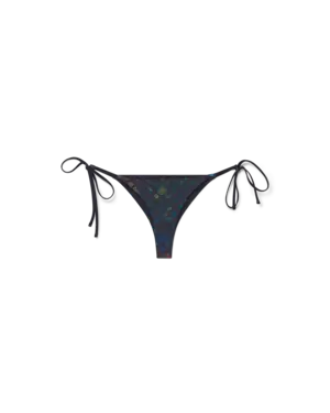 Casablanca Monogram String Bikini Bottom - Multicolor