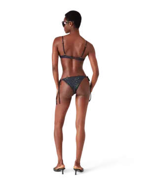Casablanca Monogram String Bikini Bottom