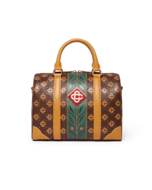 Casablanca Mini Monogram Weekender Brown
