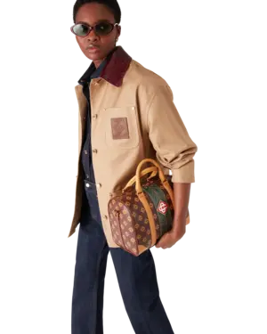 Casablanca Mini Monogram Weekender - Brown