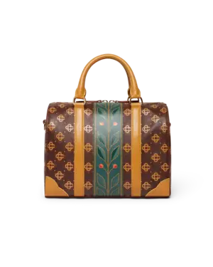 Casablanca Mini Monogram Weekender - Brown