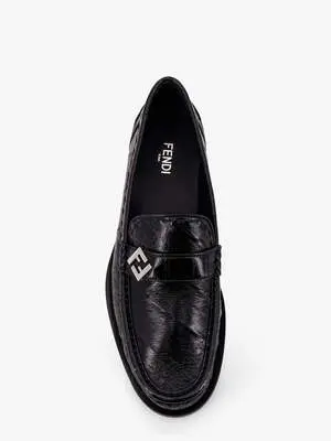 Fendi Missina Leather Loafers