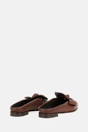 Hereu Corbati Mule Shoes - Marrone