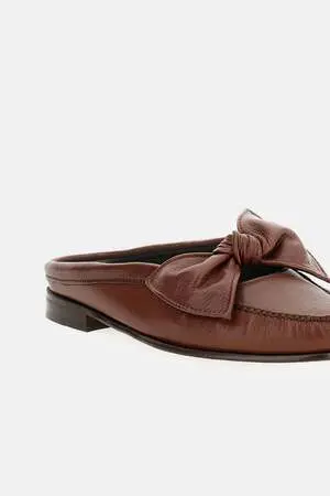Hereu Corbati Mule Shoes - Marrone