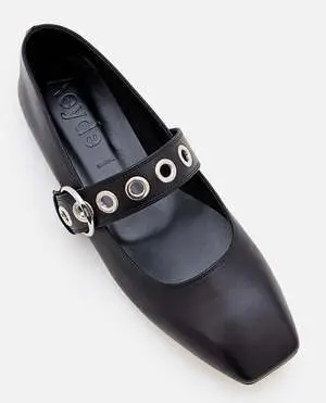 AeydĒ Uma Eyelet Nappa Ballet Flats