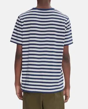 A.p.c. Standard Embroidered Striped T-shirt