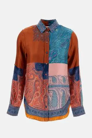 PIERRE-LOUIS MASCIA Printed Silk Shirt - Multicolor