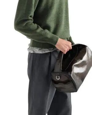 Prada Re-cashmere Crew-neck Sweater - Forest Green