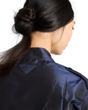 Prada Cropped Taffeta Shirt