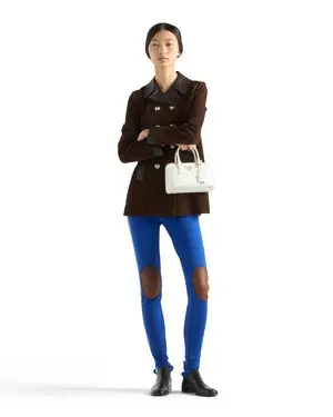 Prada Fleece Stirrup Leggings - Bluette
