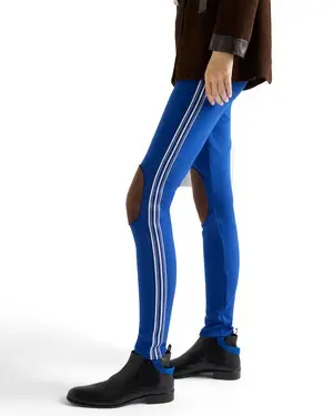Prada Fleece Stirrup Leggings - Bluette