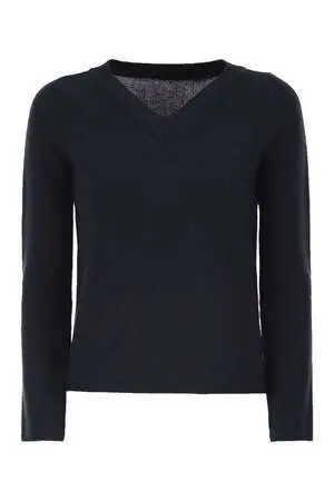 Max Mara Boxy Cotton Jumper - Blue