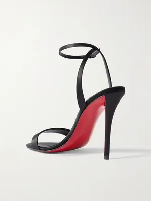 CHRISTIAN LOUBOUTIN Miss Z 100 Satin Sandals