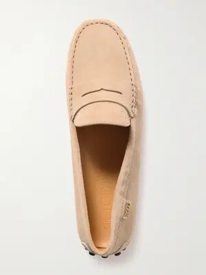 TOD'S Gommino Suede Loafers - Brown