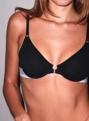 Fleur Du Mal Organic Cotton Demi Bra