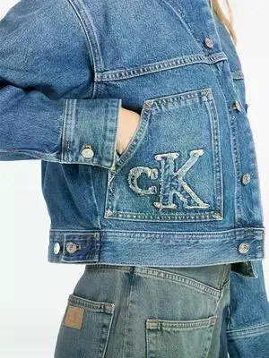 Calvin Klein Workwear Logo-appliqué Denim Jacket