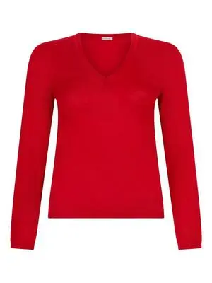 Malo V-neck Long Sleeve Top